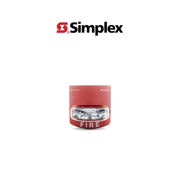 Simplex 4906-9101 Luz estroboscopica para pared, color rojo | Centinela ...